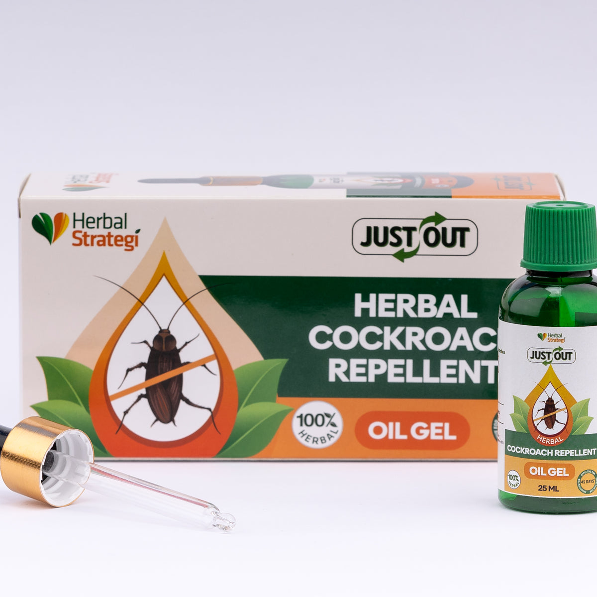Herbal Cockroach Repellent OIL GEL – Herbal Strategi